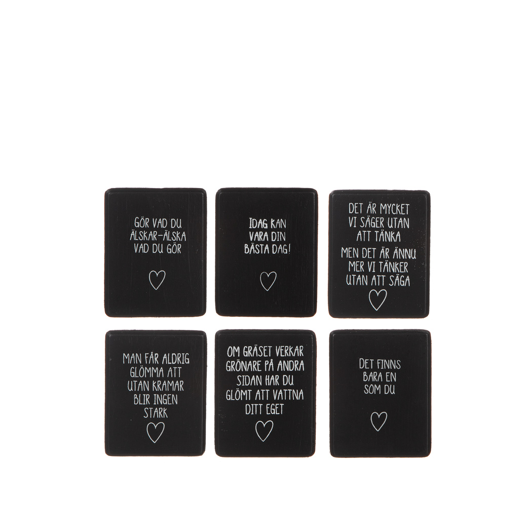 Magnet med olika texter - Different Design